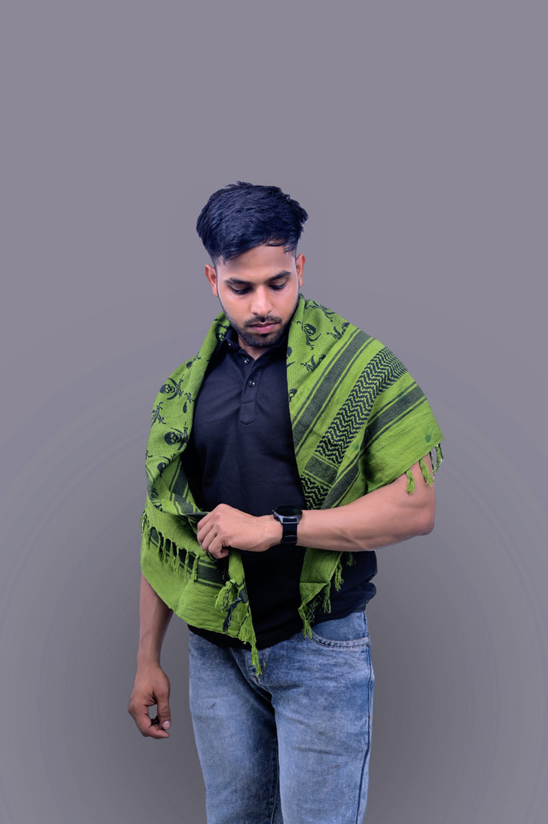 Olive Green Fighter Scarf – Veer Vastra